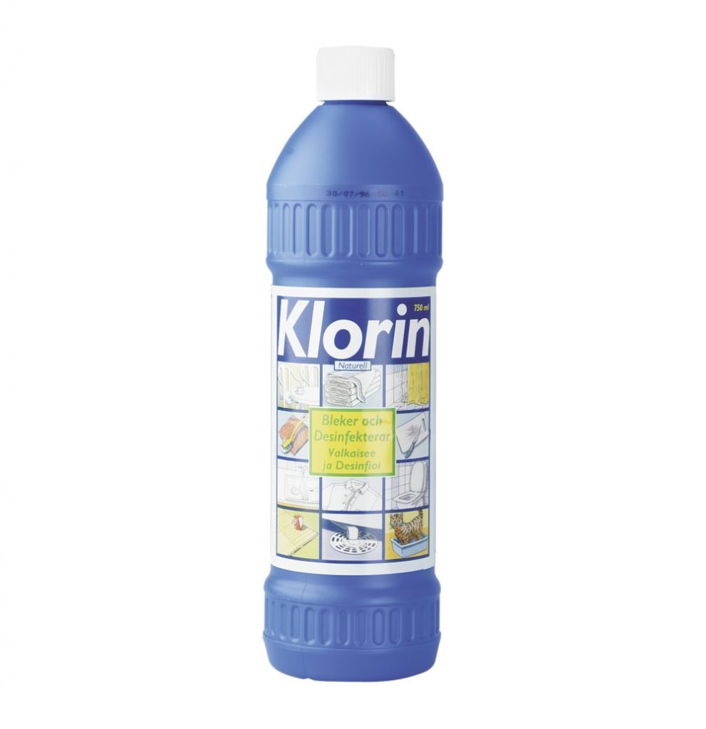 Klorin Naturell Valkaisuaine 750 Ml - Siivouskauppa.fi